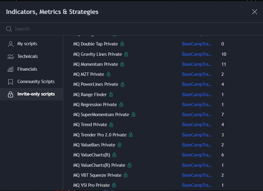 How do I install Base Camp Trading indicators on TradingView? – MicroQuant